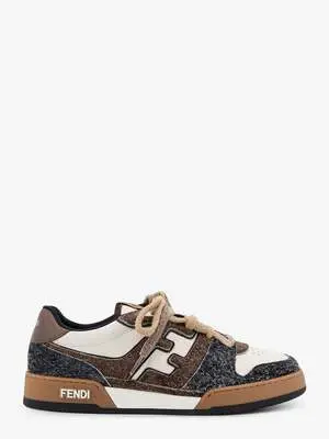 Fendi Low-top Sneakers With Ff Motif - Multicolor