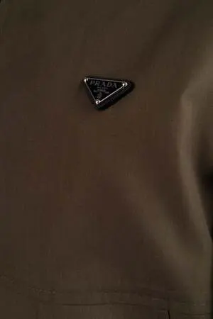Prada Bomber Jacket With Striped Trim