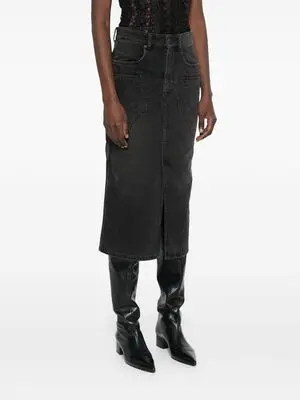 Isabel Marant Étoile Britt Denim Midi Skirt