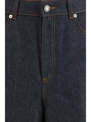 Givenchy Raw Cocoon Pants - Blue