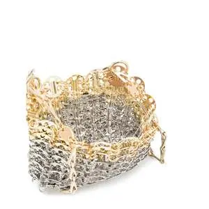 Rabanne Chain-link Mini Bag - Silver
