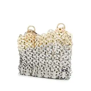 Rabanne Chain-link Mini Bag - Silver