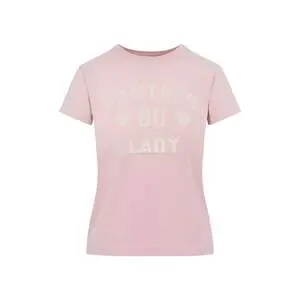 Valentino Garavani Rose Cotton T-shirt With Lettering - Multicolor