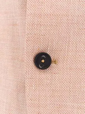 Tagliatore Single-breasted Linen And Virgin Wool Blazer