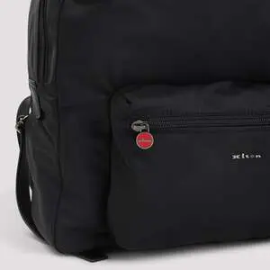 Kiton Polyamide Backpack With Leather Details