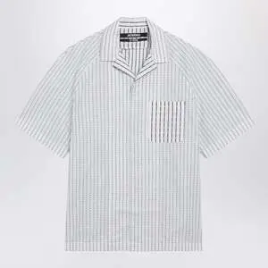 Jacquemus Romarin Short-sleeve Cotton Shirt - Blue