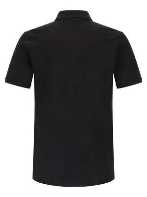 Givenchy Logo Patch Polo Shirt - Black