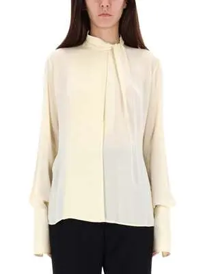 TOM FORD Silk Georgette Blouse - Cream