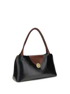 Versace Vivian Medium Shoulder Bag - Black