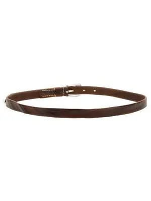 Our Legacy Leather Belt - Brown