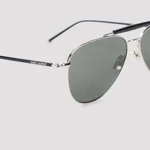 Saint Laurent Metal Aviator Sunglasses