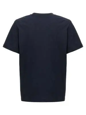 A.p.c. Vpc Cotton Crewneck T-shirt With Flocked Logo - Blue