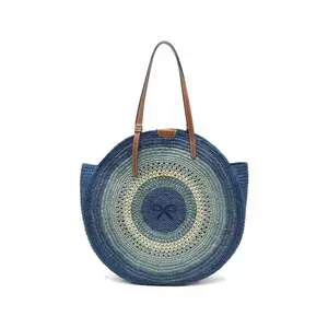ANYA HINDMARCH Raffia Tote Bag - Blue