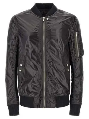Rick Owens Classic Flight Bomber Jacket - Black