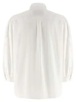 Valentino Garavani Embroidered Cotton Poplin Shirt