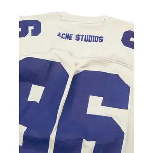 Acne Studios Cotton Jersey Sweatshirt With Number Print