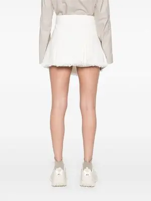 Sacai Pleated Fringed Shorts