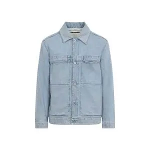 JIL SANDER Cotton Denim Jacket - Blue