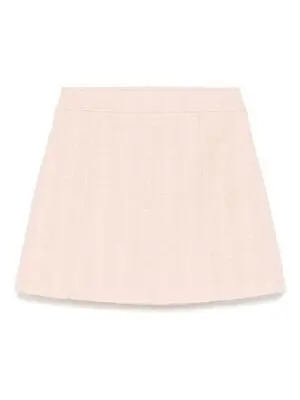 Celine Wool Mini Skirt - Multicolor