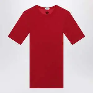 Versace Wool T-shirt With Embroidered Logo
