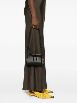 Bottega Veneta Leather Clutch With Top Zip