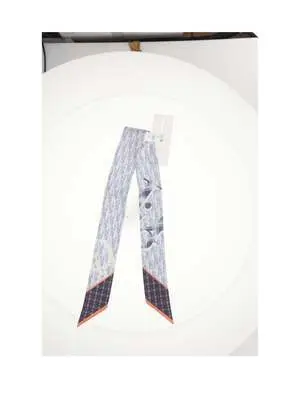 Dior Mitza Tartan Infini Silk Scarf