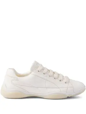 Prada Leather Lace-up Sneakers - Multicolor