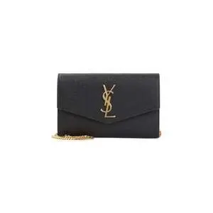 Saint Laurent Uptown Chain Wallet - Black