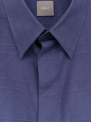 Dior Cannage Silk And Lyocell Shirt