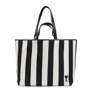 Ami De Coeur Shopping Bag - White