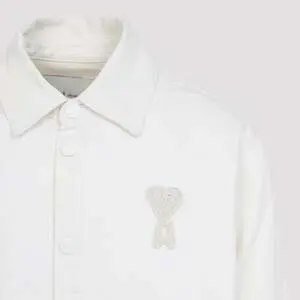 AMI Paris De Coeur Overshirt - White