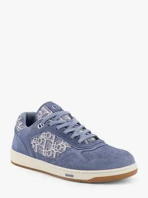 Dior B27 Uptown Oblique Jacquard Fabric And Suede Sneakers - Multicolor
