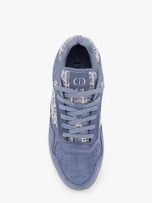 Dior B27 Uptown Oblique Jacquard Fabric And Suede Sneakers - Multicolor