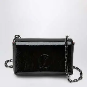 CHRISTIAN LOUBOUTIN Loubi 54 Large Flap Shoulder Bag - Black