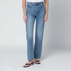 FRAME Light Washed Cotton Denim Jeans
