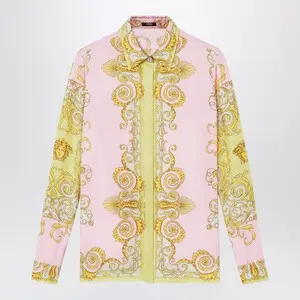 Versace Printed Silk Twill Shirt