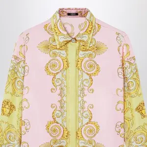 Versace Printed Silk Twill Shirt