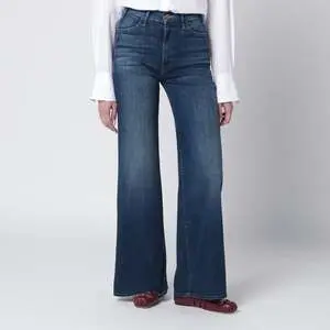 MOTHER Mother Flared Troublemaker Jeans In Blue