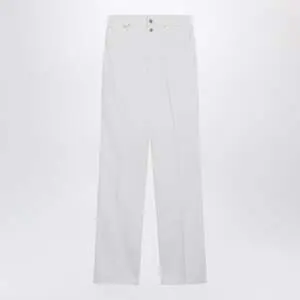 LEMAIRE High-waisted Straight-leg Jeans - White