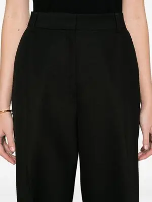 TOTEME Black Recycled Polyester Blend Trousers
