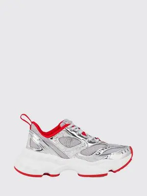 CHRISTIAN LOUBOUTIN Metallic Sneakers - Silver