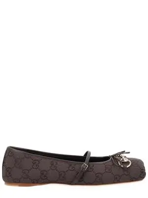 Gucci Ballerina Flats - Brown