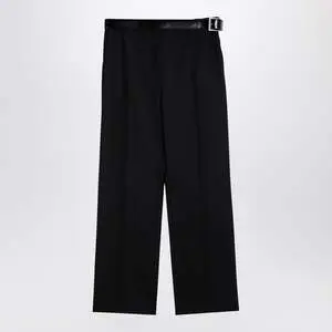 Prada Gabardine Trousers With Belt
