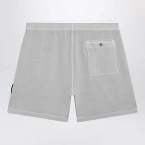 Stone Island Cotton Fleece Jogger Shorts