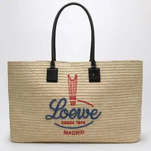 Loewe Xl Raffia Tote Bag