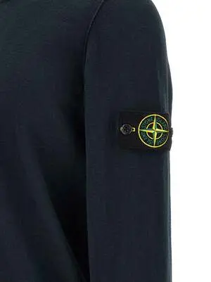 Stone Island 5100052 Crew Neck Long Sleeve Sweater - Blue