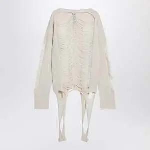 Rick Owens Distressed Wool Sweater