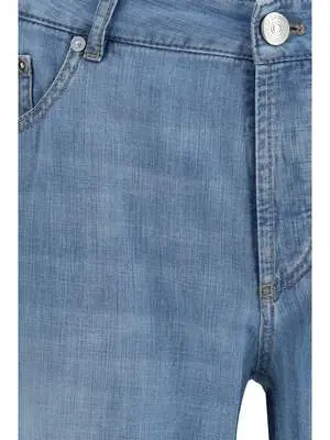 Brunello Cucinelli Cotton Jeans With Distressed Effect