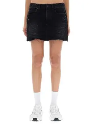 Balenciaga City Miniskirt - Black