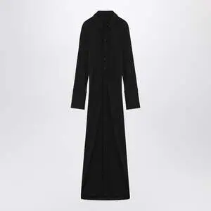 Sportmax Shirt Dress In Viscose Jersey - Black